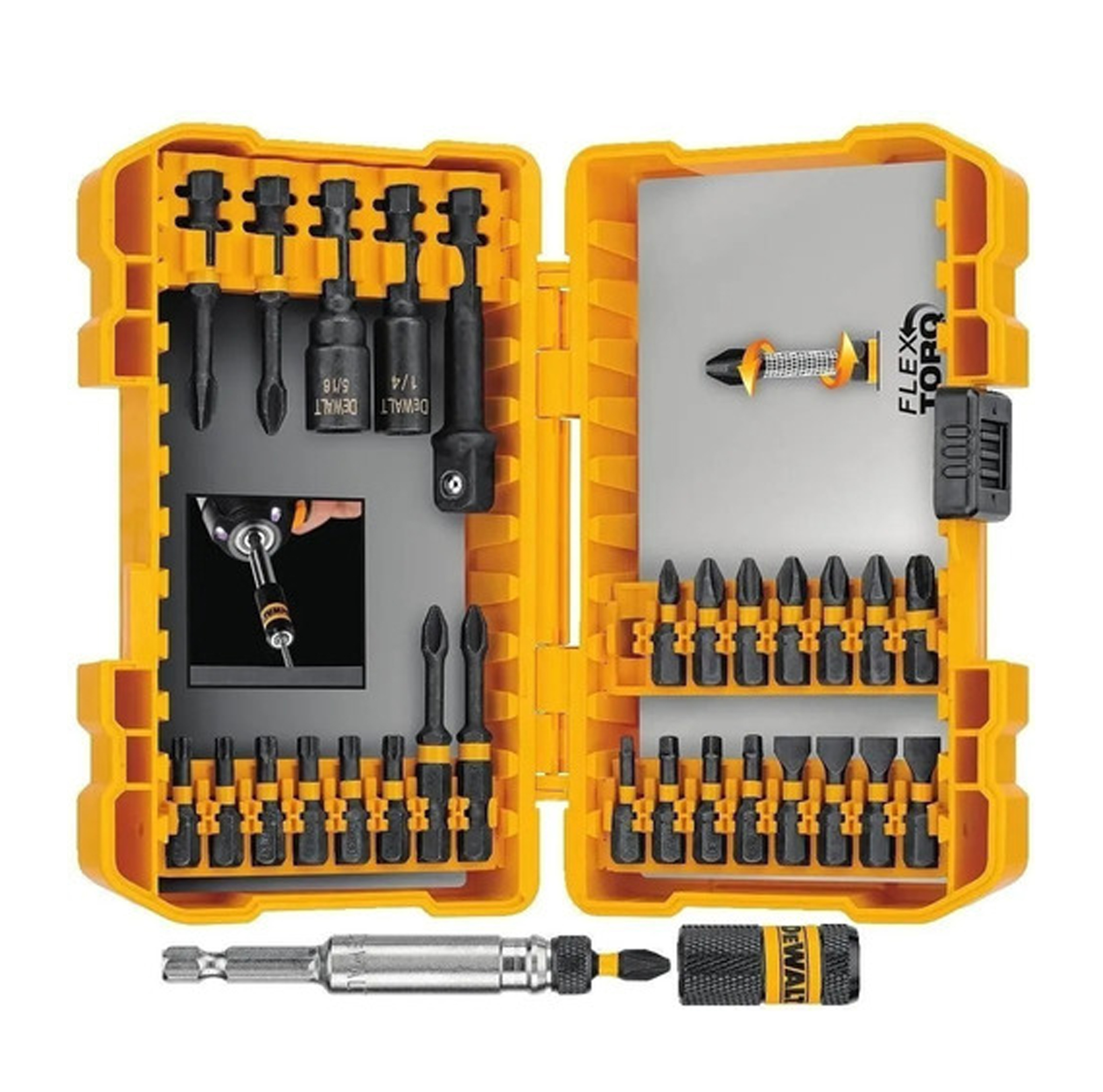 Jgo puntas 30 pz impacto flextorq dwa2fts30ir dewalt #110 | Bolt
