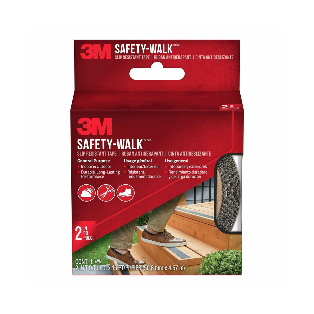 Cinta antides 50 mm x 5 mts negra 3m #100 | Bolt